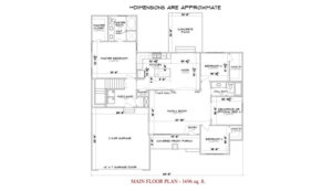 The Benjamin - Ranch-Style Home Floor Plan in Northwest Indiana